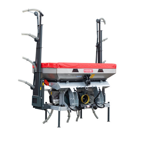 Mid-row fertilizer spreader - SPANDI - FISSORE 1968 S.r.l - mounted ...