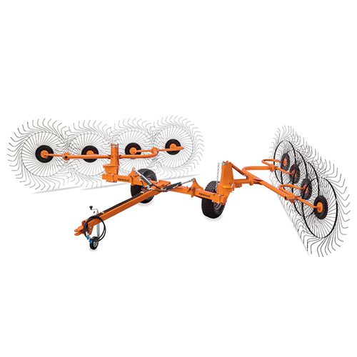 Wheel rake - ZNTHR8 - Agrozenit Farm Equipment - side delivery / center ...
