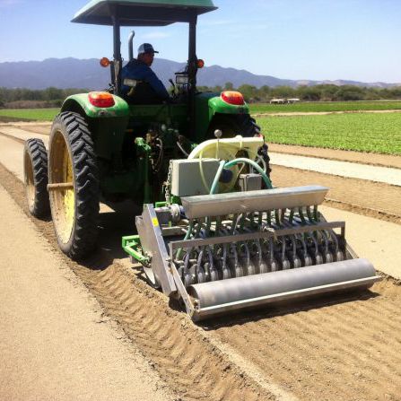 Pneumatic seed drill - Koppert Machines - tractor-mounted / 3-point hitch