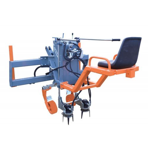 Tractor-mounted row crop cultivator - RB - Terrateck SAS - weeding