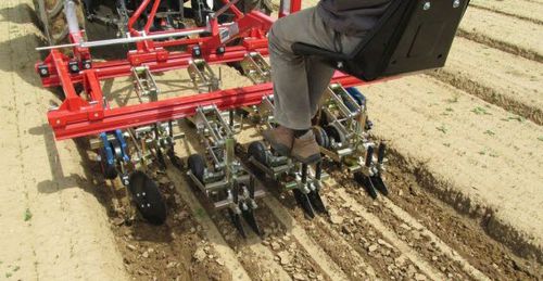 Mounted row hoe - DUO - Terrateck SAS - weeding / depth control