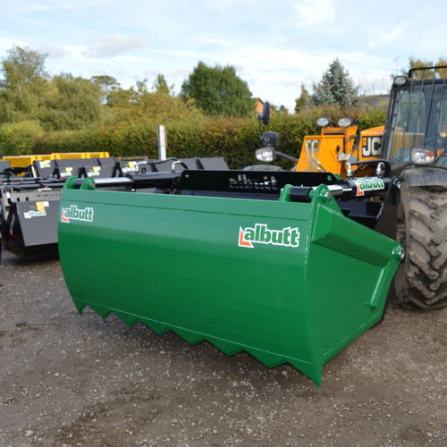 Silage unloading shovel bucket - SHX Series - Albutt - power grab ...