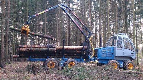 Compact forestry forwarder - LVS 511 - Strojírna Novotny s.r.o.