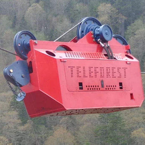 Forestry hoist carriage - Teleforest - for cable transport