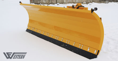 Straight snow blade - Western Fabrications - with hydraulic adjustment