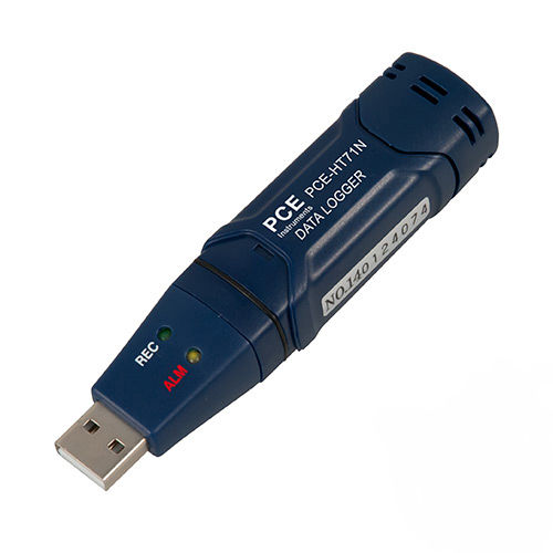 Temperature data-logger - PCE-HT 71N - PCE IBERICA - relative humidity / USB / compact