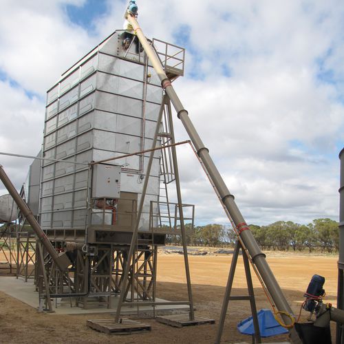 Grain dryer - GOLIATH series - Agridry Dryers Pty Ltd - tower