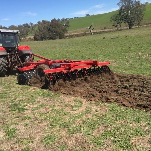 Offset disc harrow - ECO - serafinmachinery - towed / 2-section