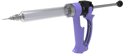 Metal veterinary syringe - simcro - automatic / cattle