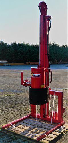 Hydraulic post driver - Keltec Engineering - tractor-mounted
