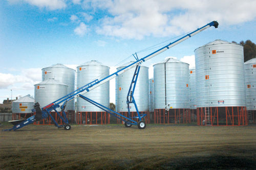 Grain conveyor - ahrensagri - screw / mobile / tubular
