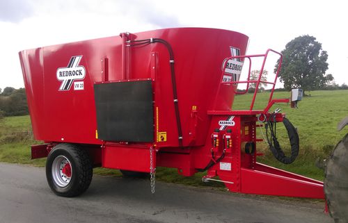 Vertical feed mixer - redrockmachinery - towed / 2-auger / PTO-driven