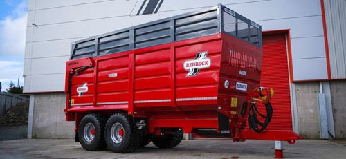 Dump trailer - redrockmachinery - tandem axle / grain / silage