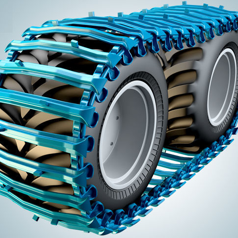 Forestry machinery track - SOFT - welte - all-terrain