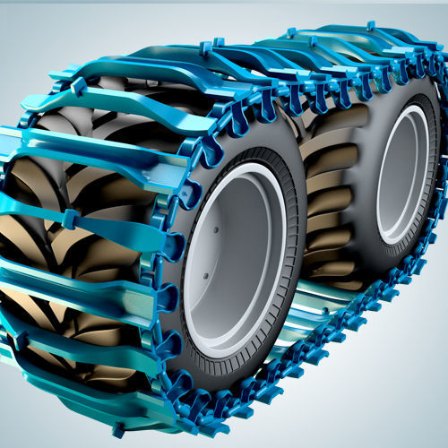 Forestry machinery track - EXC - welte - all-terrain