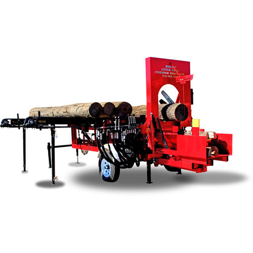 Firewood processor with chainsaw - BRUTE - hud-son - with belt conveyor