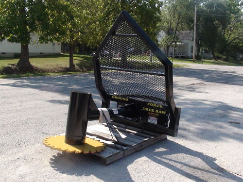Skid steer loader rotating tree saw - HP970F42 - harlemanglobal - hydraulic