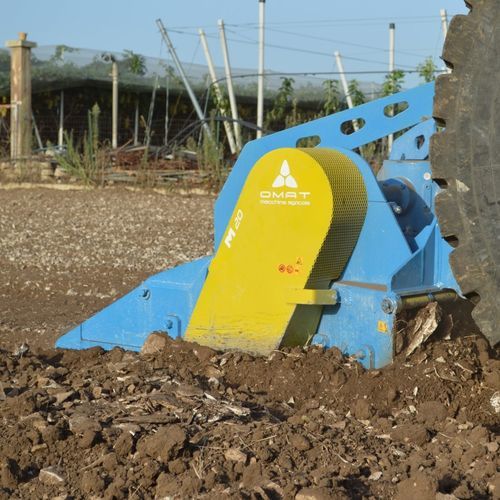 Stone crusher with hydraulic adjustment - TE series - OMATECH - vineyard