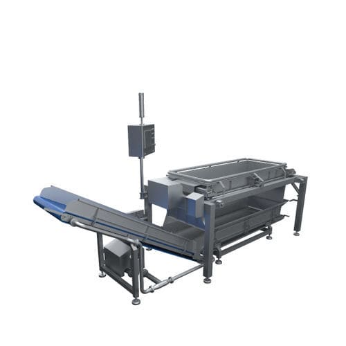 Vegetable receiving hopper - WHD 1000 - Naddeo Technologies Srl - loading