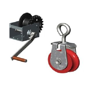 Rope winch - Vijay Raj - for curtain / manual