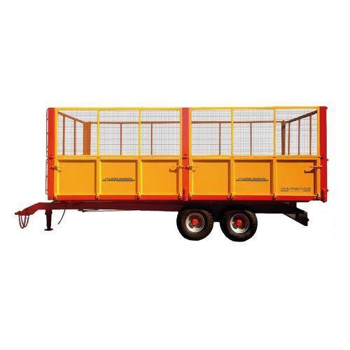 Tipping trailer - RMA - Lopez Garrido - 2-axle / agricultural / 8 ton