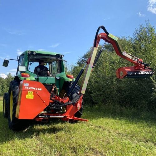 Mounted reach mower - SUPER LOIRE - Zeppelin Maquinaria - side-mount ...