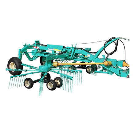 Wheel rake - CT6400 - TAKAKITA CO.,LTD. - side delivery / single-rotor