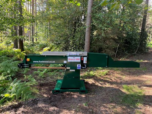 Hydraulic wood splitter KINDLET 200 Fuelwood electric horizontal stationary