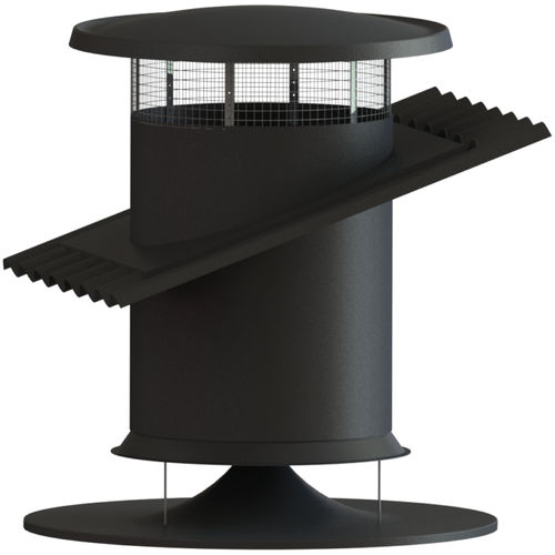 Exhaust air chimney with intake - ILK series - Scan-Air - for farm ...