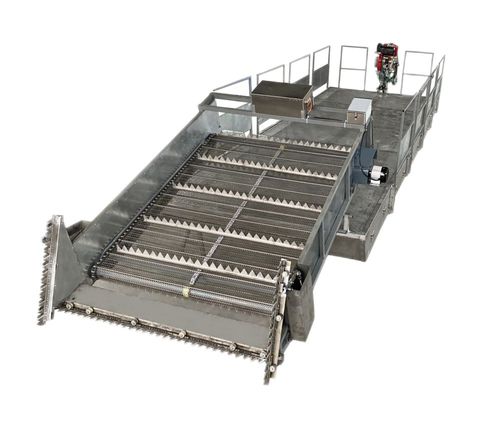 Aquatic weed harvester machine - UWM120 - Relong - boat / electrically ...