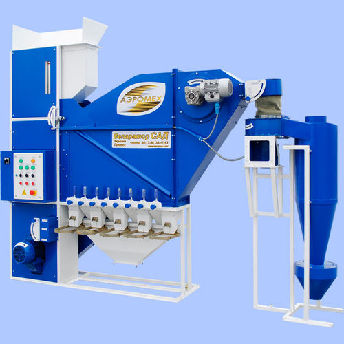 Grain pre-cleaner - CAD-4 - SPC Aeromeh Ltd - with cyclone / separator