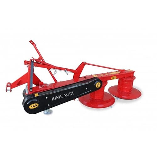 Mounted mower - RMDM series - Rime Agri - drum / 6 blades / PTO-driven
