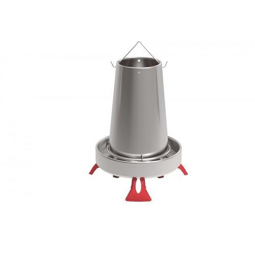 Chicken hopper feeder - 30131 - Copele - metal / multi-access / circular