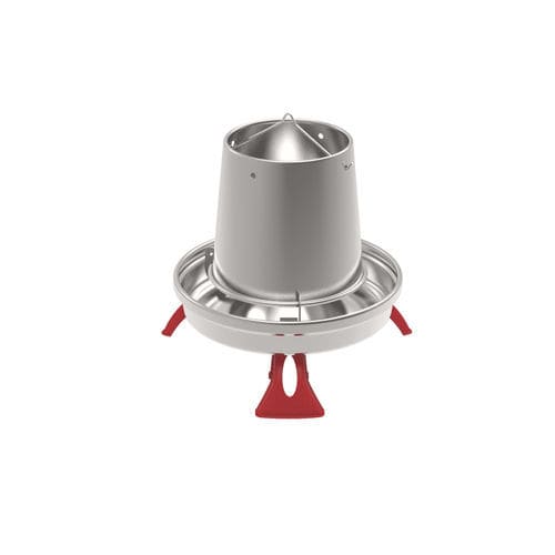 Poultry hopper feeder - 30260 - Copele - metal / multi-access