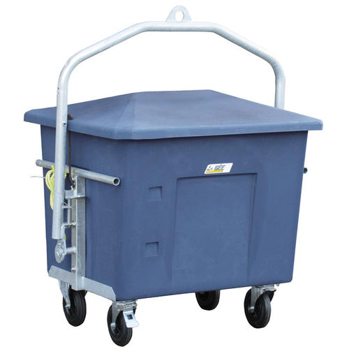 Galvanised steel waste container - p1131100 - POLYMOULE S.A.S. MARQUE ...