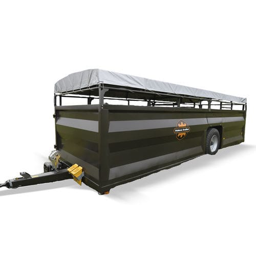 Cattle livestock trailer - PT4800-HS - Palmse Metall - single-axle ...