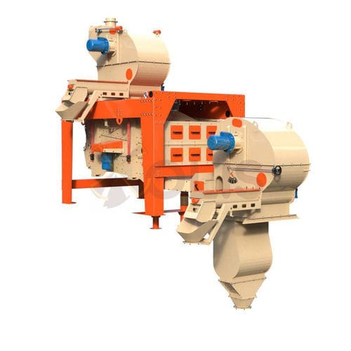 Grain pre-cleaner - HORIZONT-К-130 - OLIS - vibrating mesh / with ...