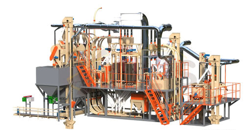 Grain processing line - Optimatik K - OLIS - buckwheat / peas