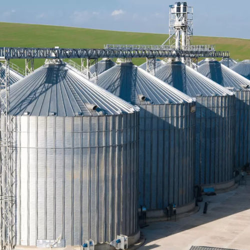 Grain silo - Dongying Fengtu Intelligent Storage Co., Ltd - galvanised ...
