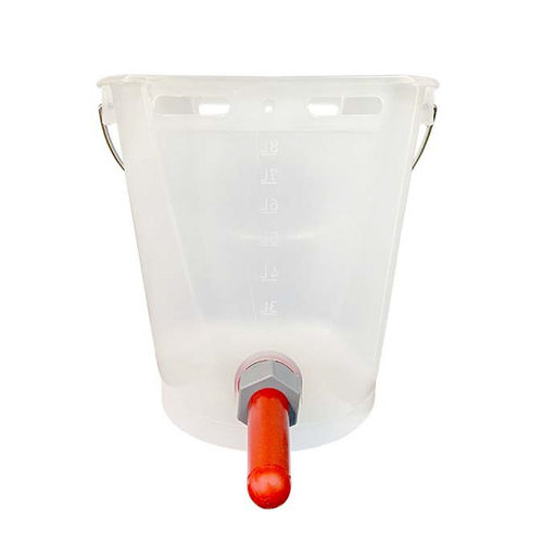 Calf nursing bucket - GEPPAS - plastic / single access