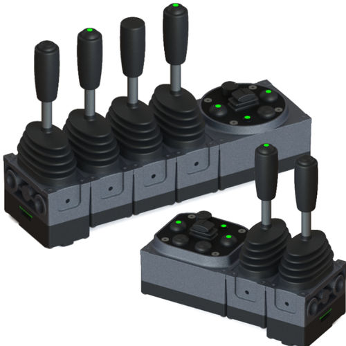 Electronic control lever - 1400 - Flexball Italiana - multi-axis