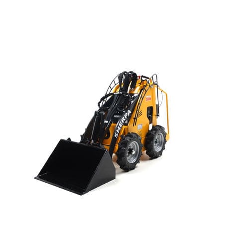 Rubber-tired skid-steer loader - 100 Small - Sherpa Miniloaders BV - compact / mini / back