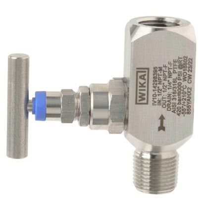 Manual valve - IV1 - WIKA Alexander Wiegand SE & Co. KG - metal