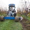 Arboriculture pruning machine - Agricom - tractor-mounted / root / half-row