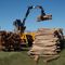 Trailer-mounted log loader - ELITE 910 - Rotobec - knuckle boom