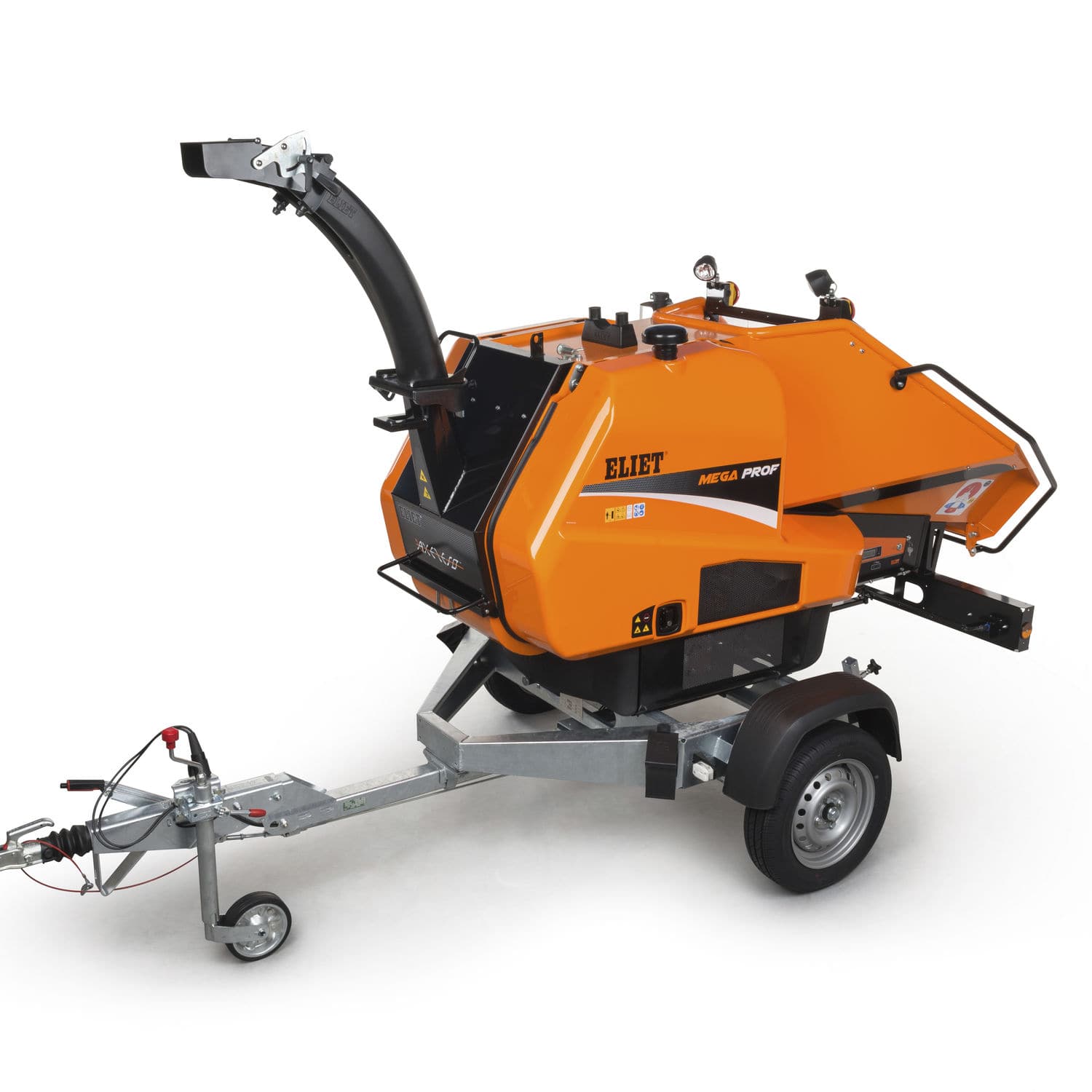 Cippatrice con motore diesel - Mega Prof On Road - ELIET EUROPE - trainata