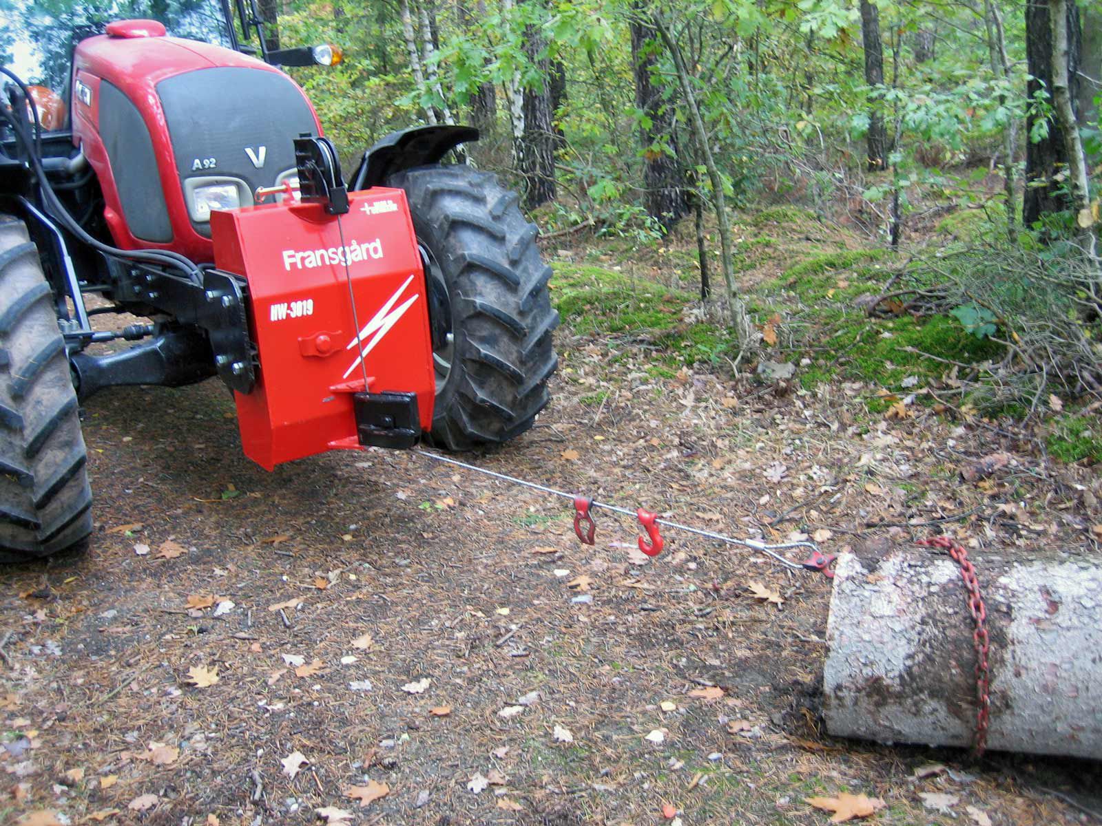 Verricello forestale idraulico - HW-3019 - FRANSGARD Maskinfabrik A/S ...