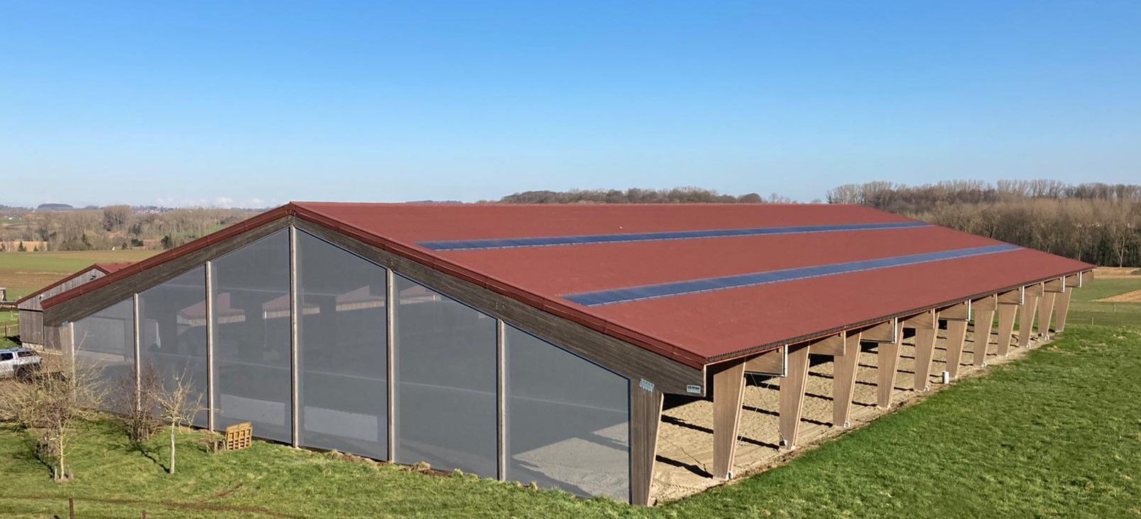 Sistema di ventilazione per stalla - Vervaeke - naturale