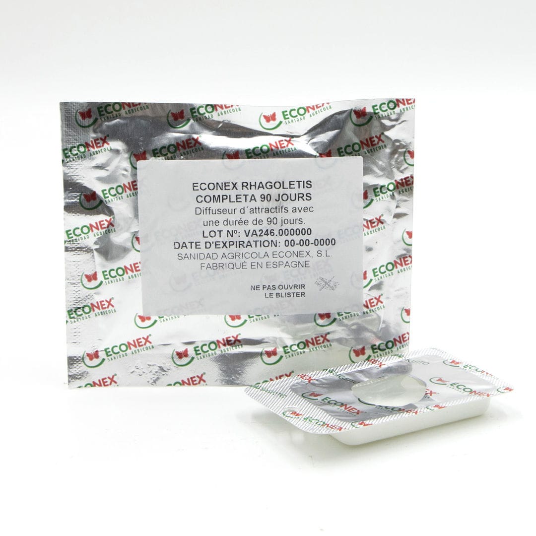 Capsula a feromoni contro le mosche - RHAGOLETIS / 90 DAYS - SANIDAD ...