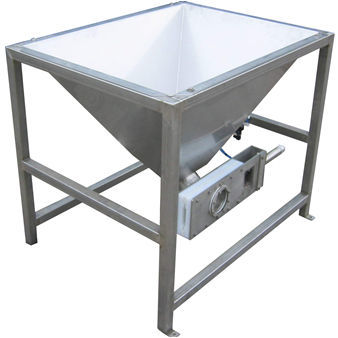 Tramoggia di ricevimento con frantumatore - Innovatec Hatchery Automation